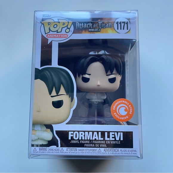 Funko | Other | Funko Pop Formal Levi Attack On Titan 171 Crunchyroll ...